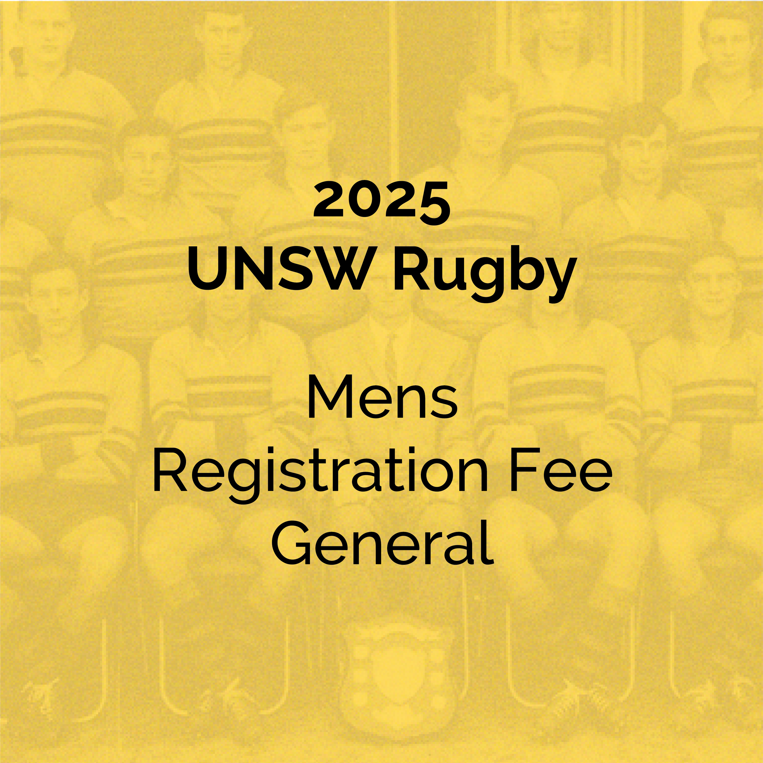 2025 Rego - Men's general | UNSW Rugby est 1949